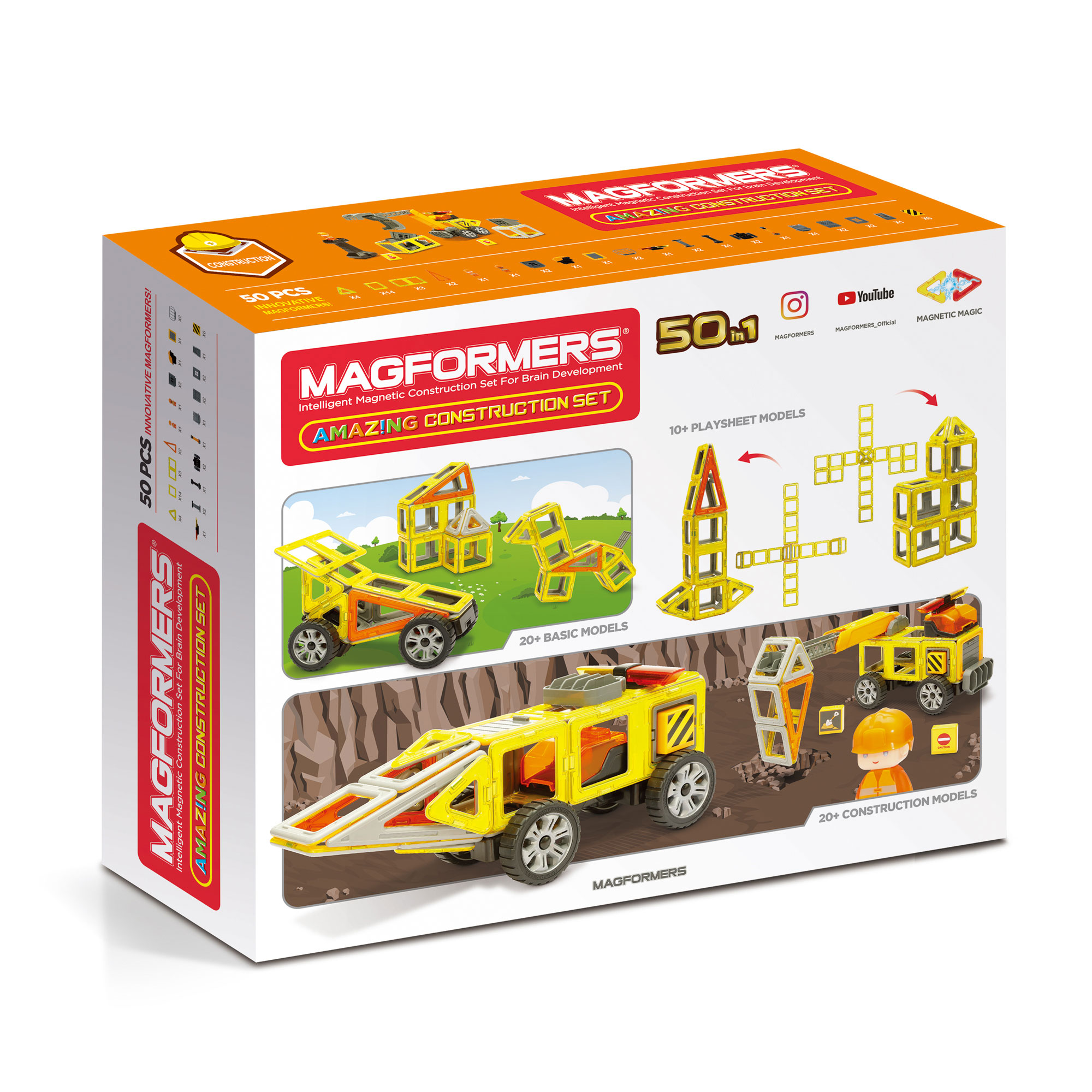 Magformers Amazing Construction Set 50 Magformers