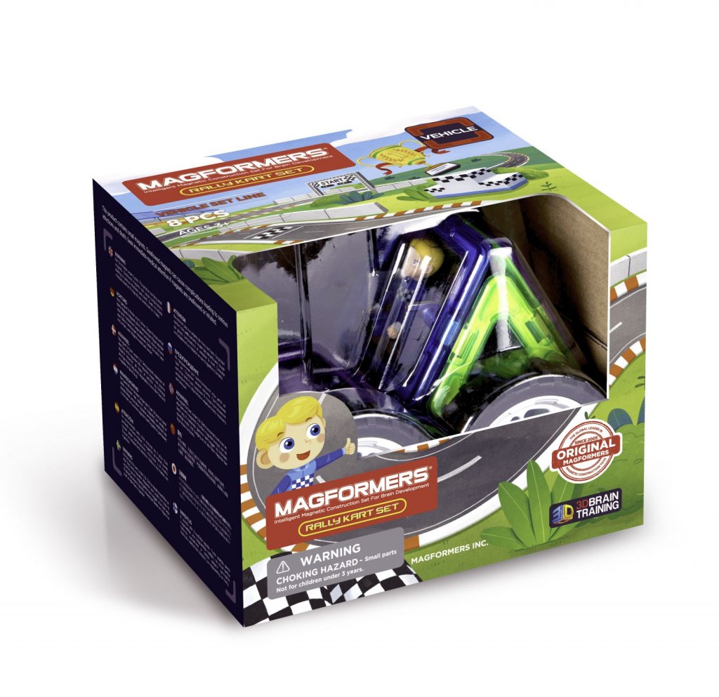 Magformers Rally Kart 8 Set Boy Magformers