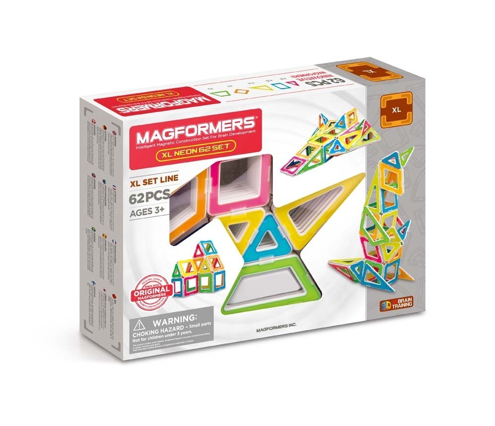 Magformers XL Neon 62 Set Magformers